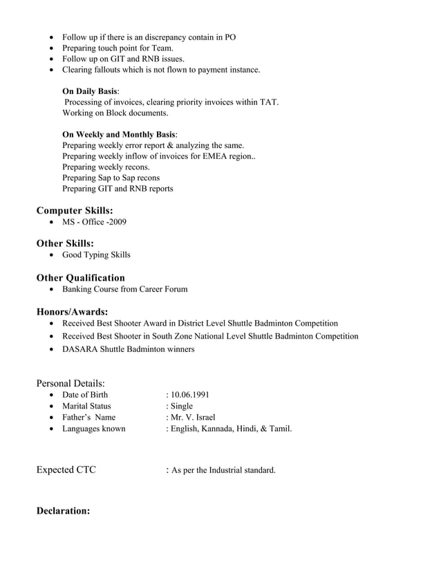 Sam Resume | PDF