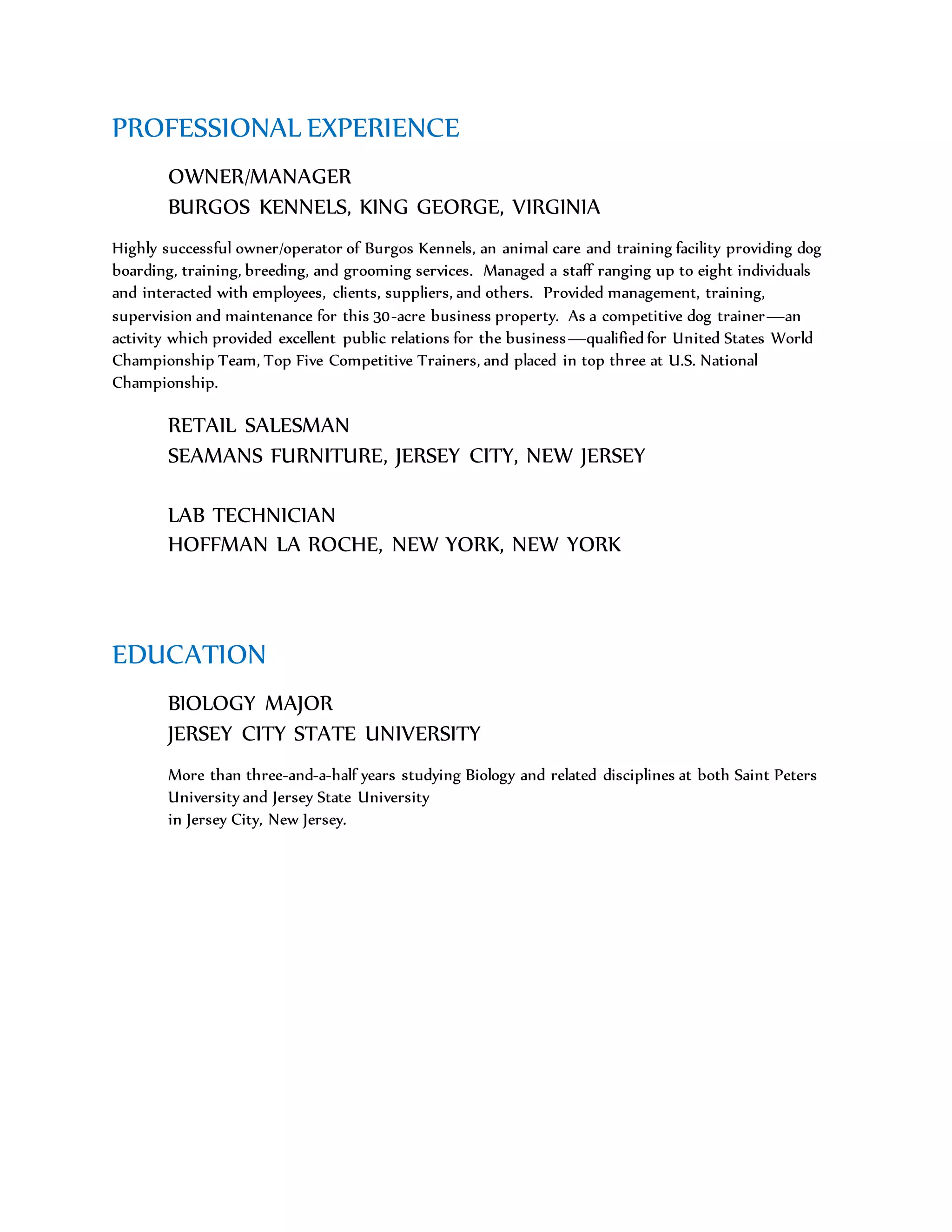 RICK BURGOS RESUME | DOCX