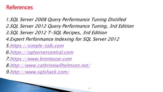 T-SQL performance improvement - session 2 - Owned copy | PPTX
