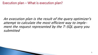 T-SQL performance improvement - session 2 - Owned copy | PPTX