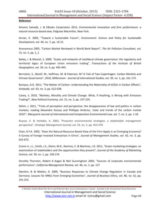 FACTORS CONTRIBUTING AN ORGANIZATION TO INVEST IN CARBON OFFSET PROJECTS-IJMSS | PDF