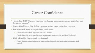 Career Confidence | PPT