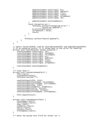 MaintainStaffTable | PDF | Databases | Computer Software and Applications