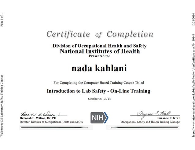 Introduction to Lab Safety NIH | PDF