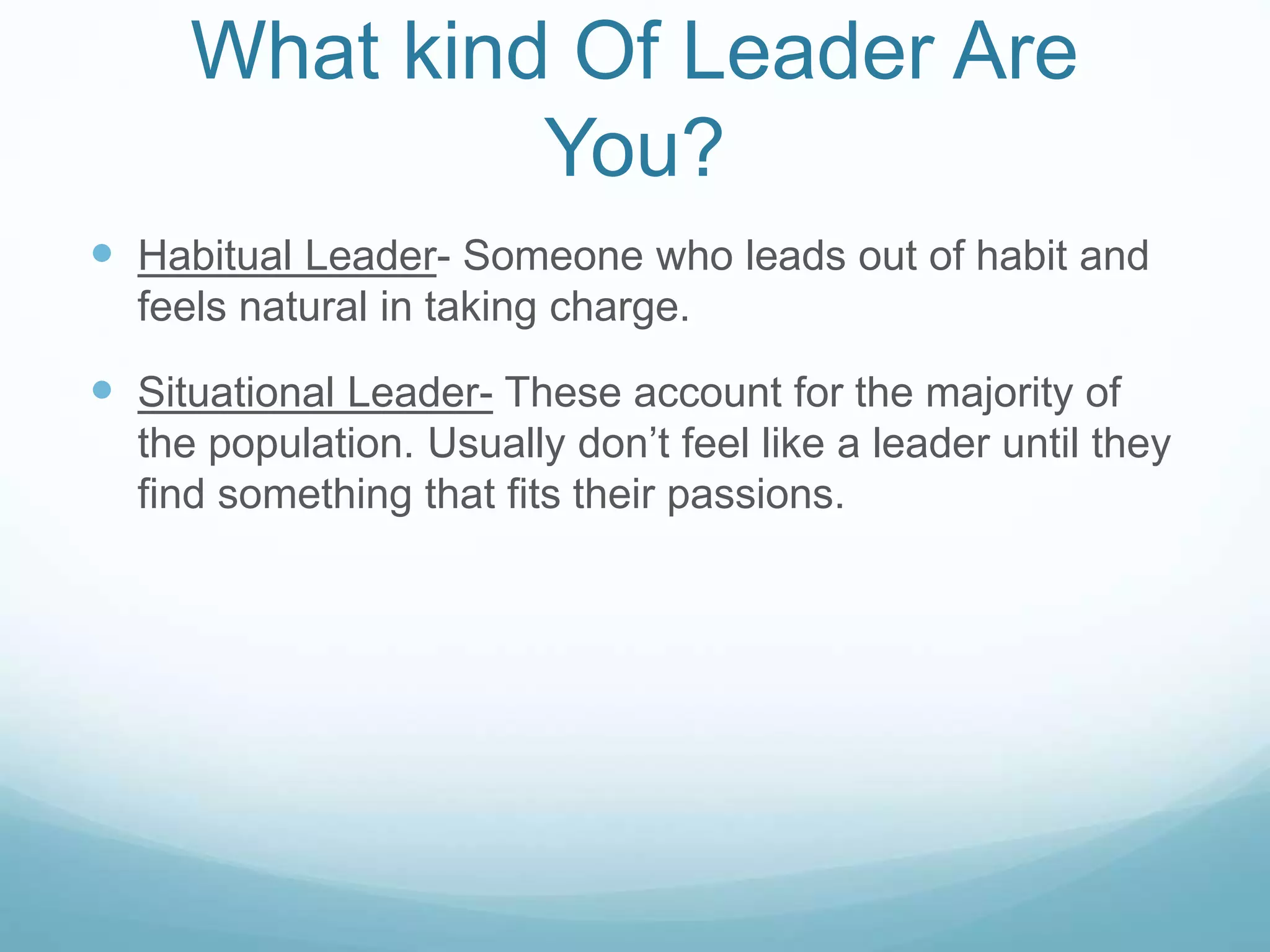 How to be a good leader | PPTX