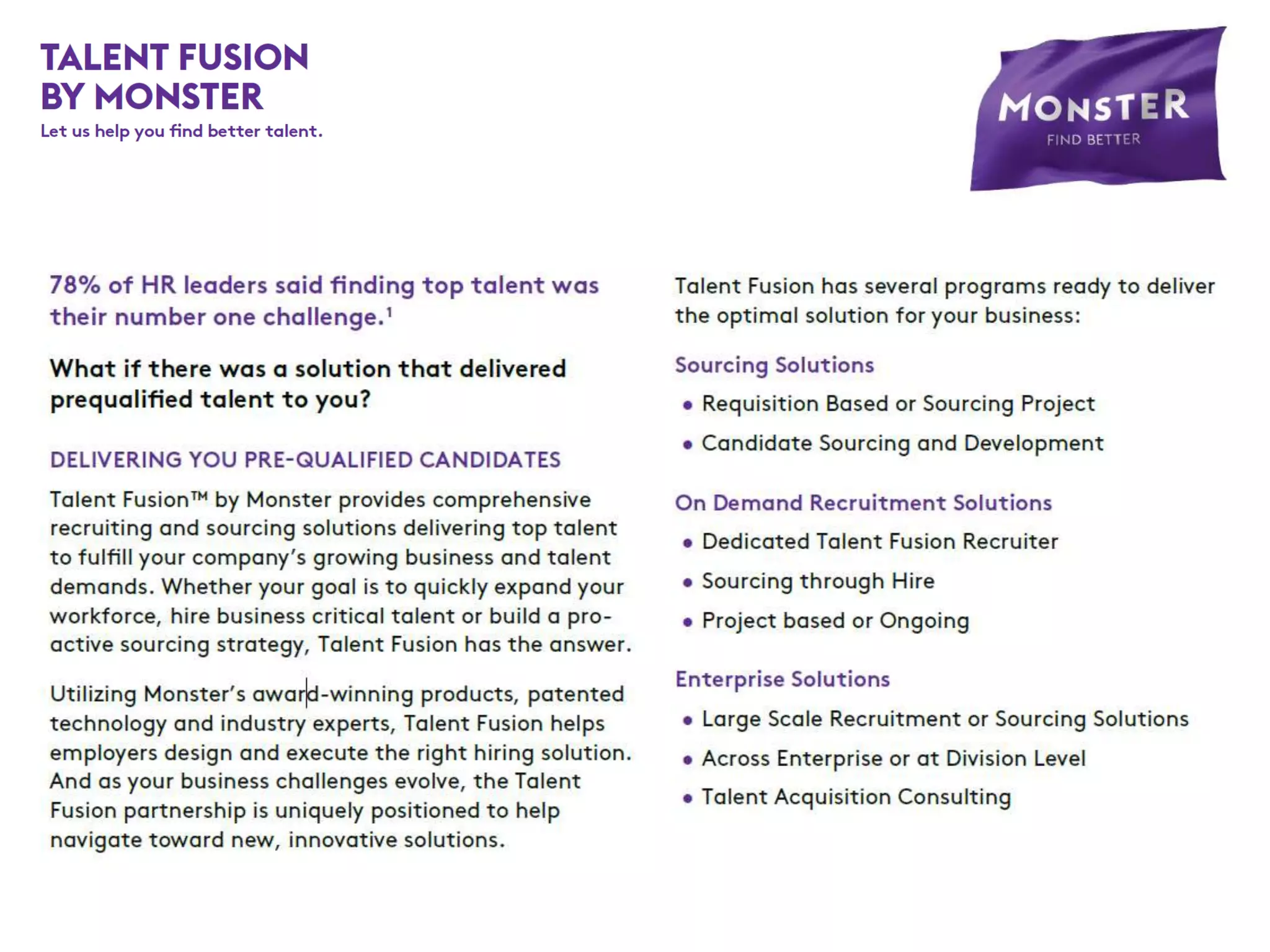 Talent Fusion Overview | PPTX