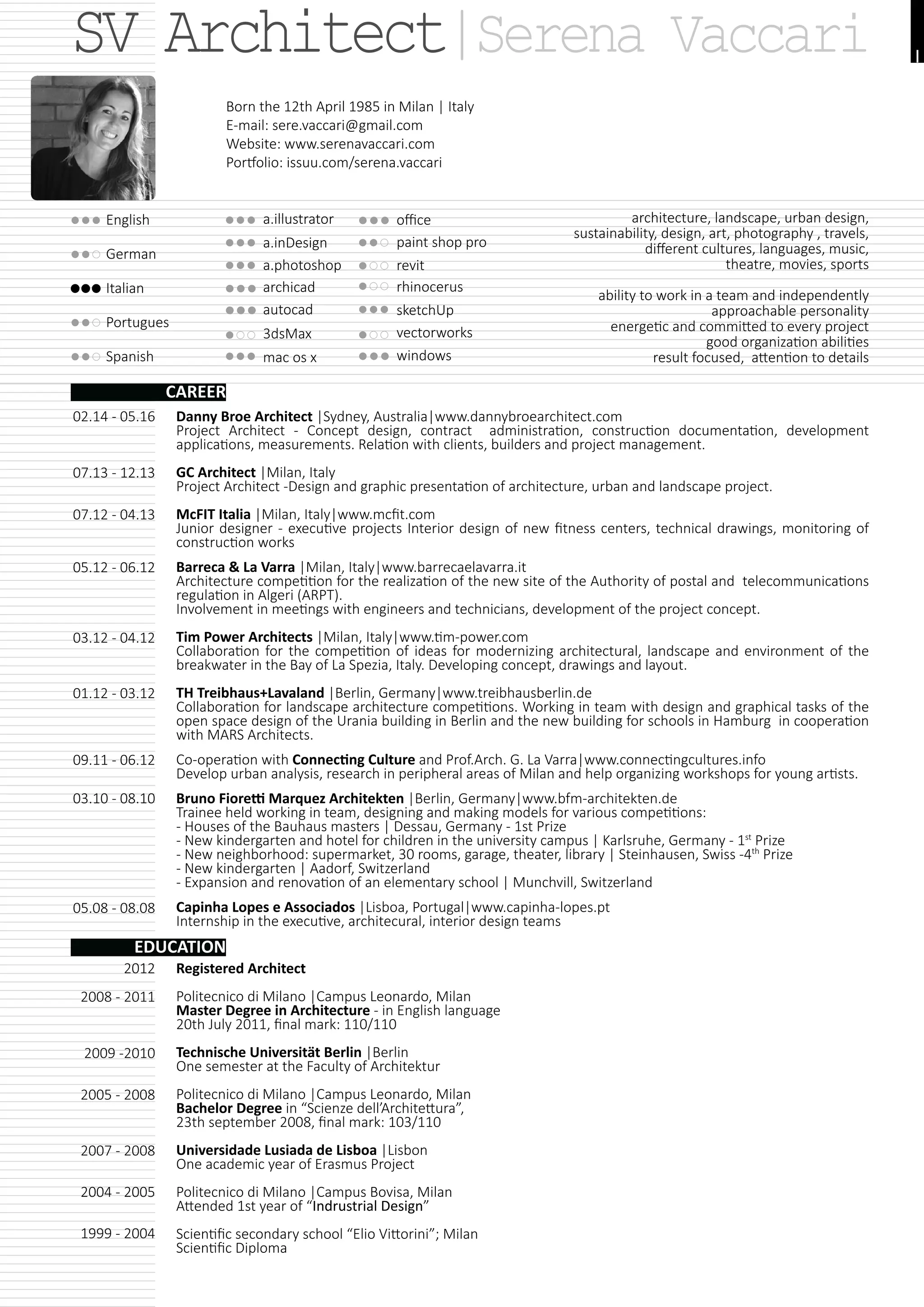 resume|SV|16 | PDF