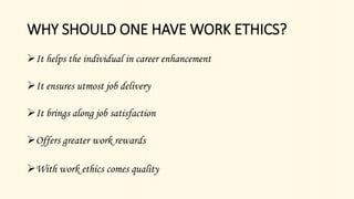 Work Ethics - Ruheel | PDF