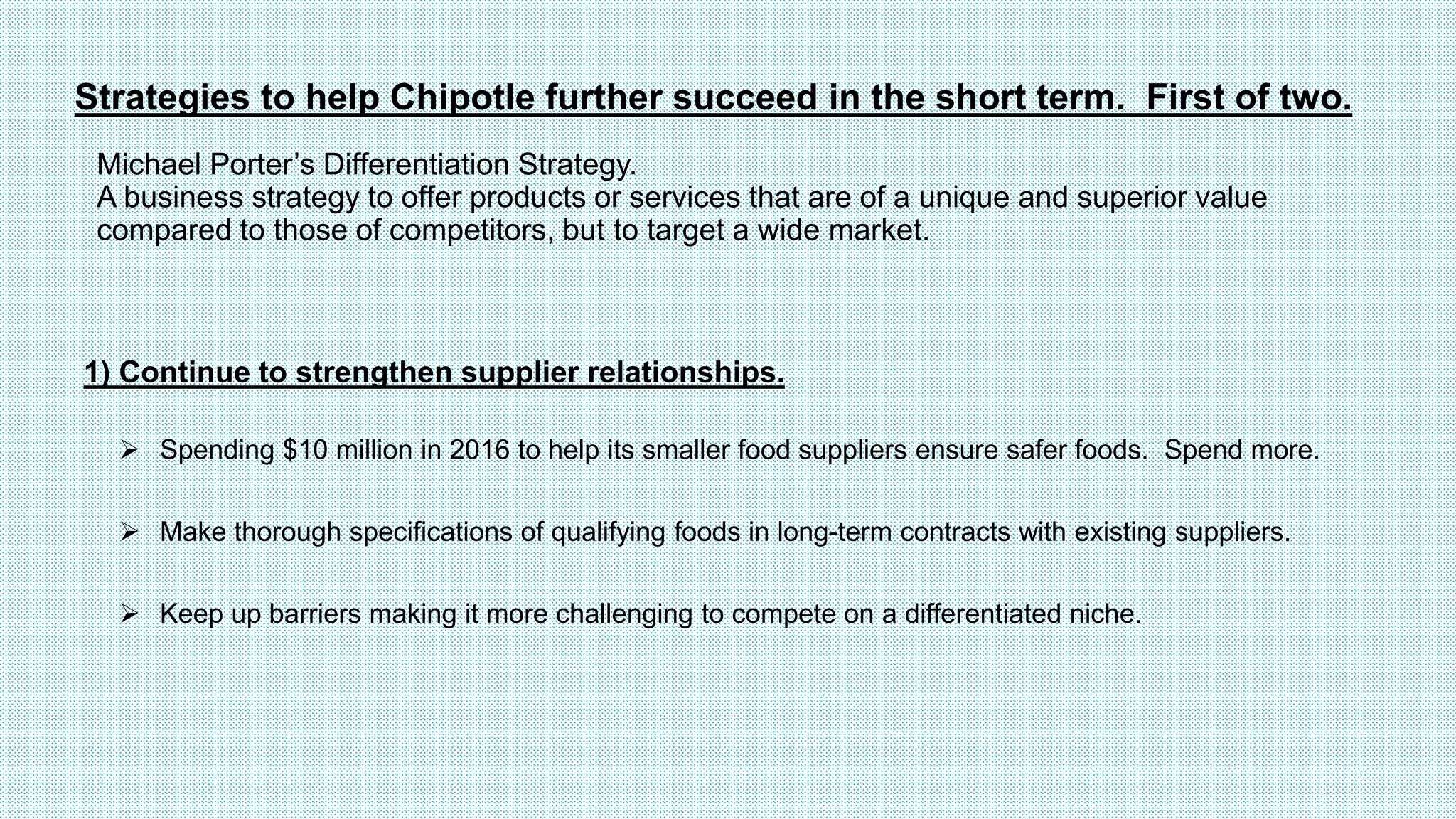 SWOT of Chipotle Restaurants_July 2016 | PPT