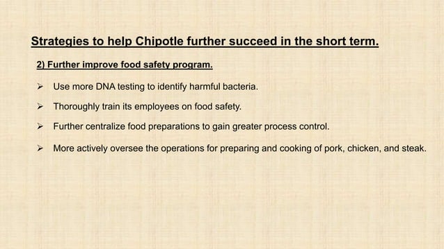 SWOT of Chipotle Restaurants_July 2016 | PPT