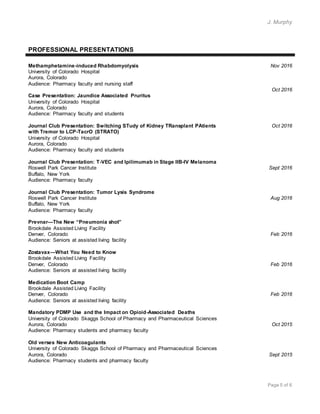 Curriculum Vitae-Jillian Murphy | DOCX