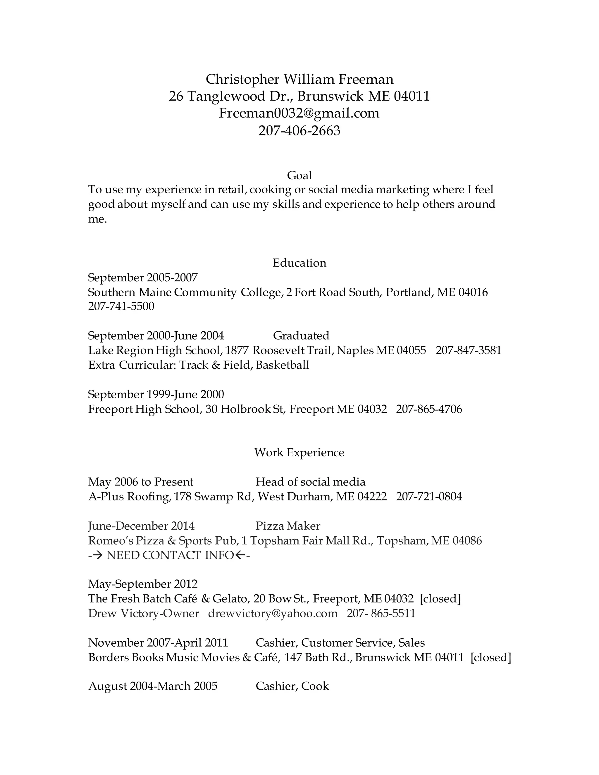 Christopher William Freeman | PDF