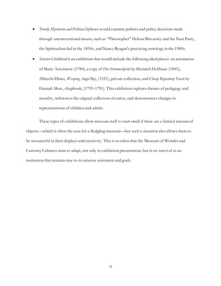 Ideal Museum Proposal: The American Museum of Wonder and Curiosity ...