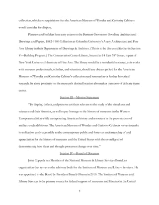 Ideal Museum Proposal: The American Museum of Wonder and Curiosity ...