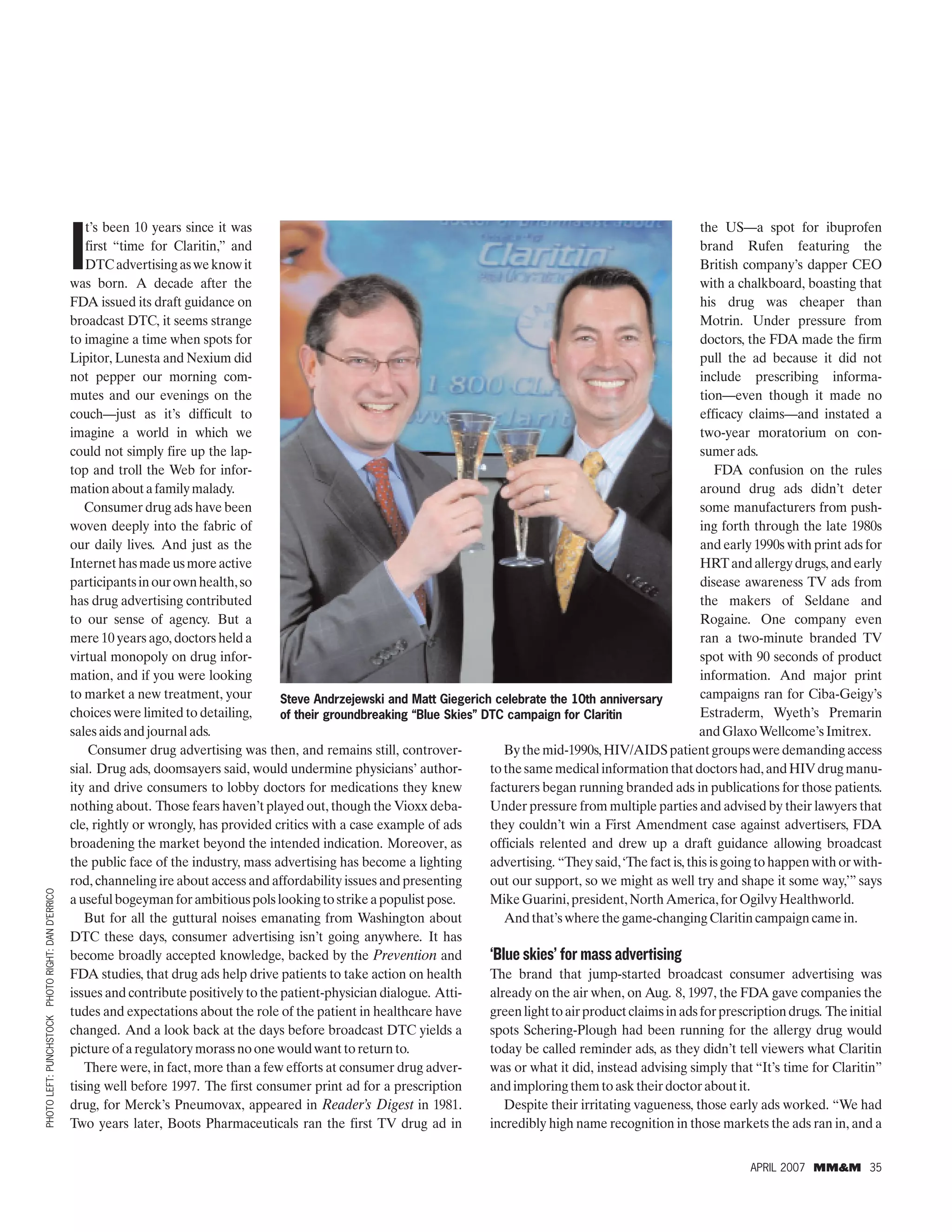 The First 10 years of Direct to Consumer Advertising Medical Marketing ...