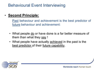 Behavioural Interviewing Skills, 2012-2013 | PDF