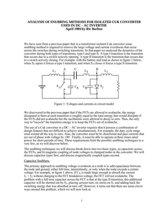 Snubbing Methods | PDF | Consumer Electronics | Technology & Computing