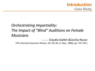 Impact of Gender Discrimination on Wage Equality in the US | PPTX