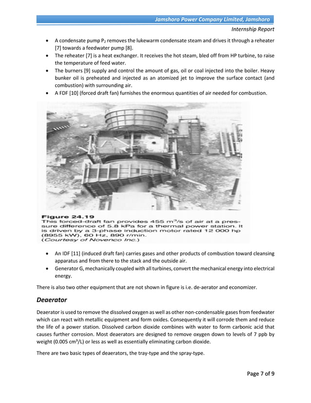 Internship report-JPCL | PDF