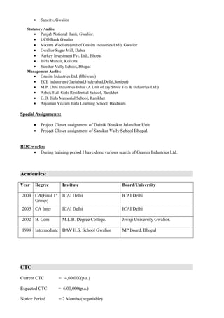 Resume_Vikash (With CTC)