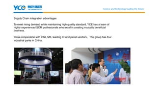 YCE group company profile粤创英文简介 | PDF
