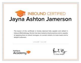 HubSpot Certification | PPT