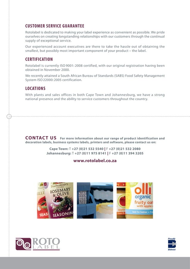 ROTO LABEL PRODUCT RANGE.PDF
