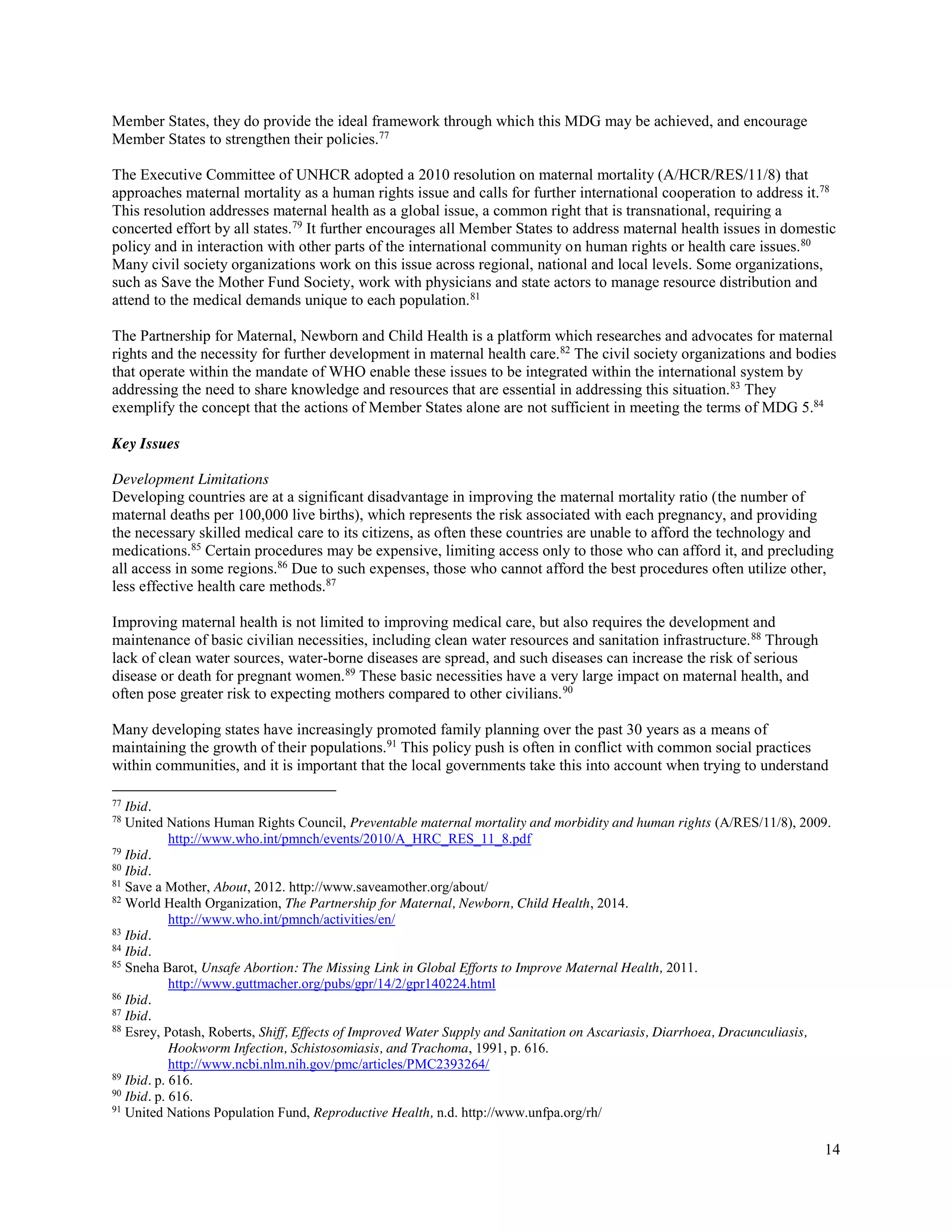 Achieving MDG 5 - Improving Maternal Health | PDF