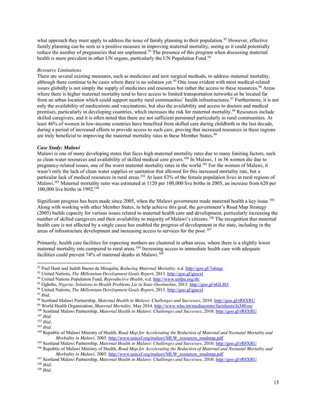 Achieving MDG 5 - Improving Maternal Health | PDF
