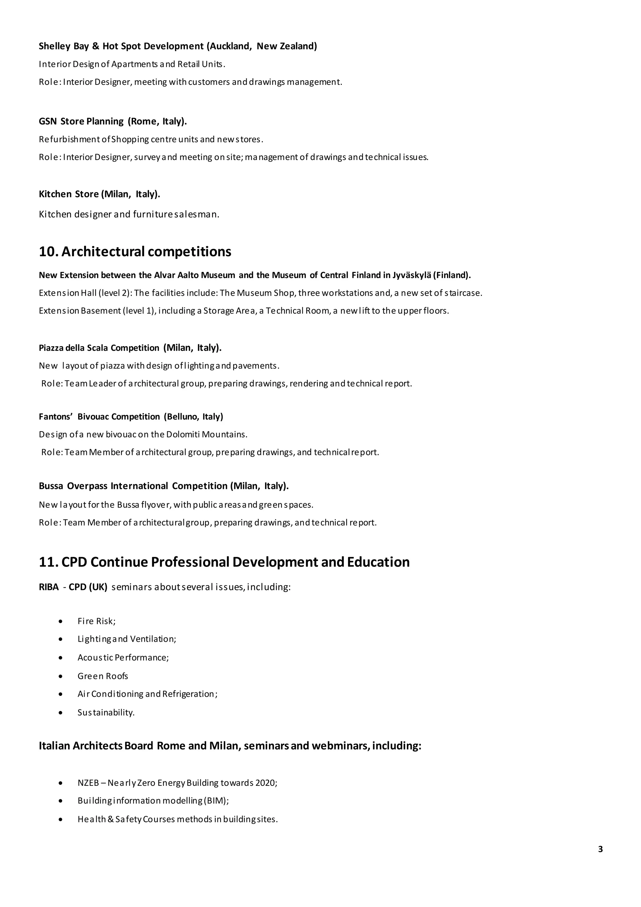 2016 Arch. Category CV | DOCX