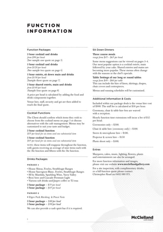 Function Brochure 2016 | PDF