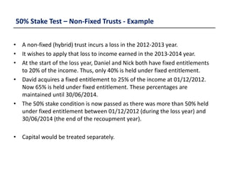 Trust losses, FTEs & IEEs DSummerson | PPTX