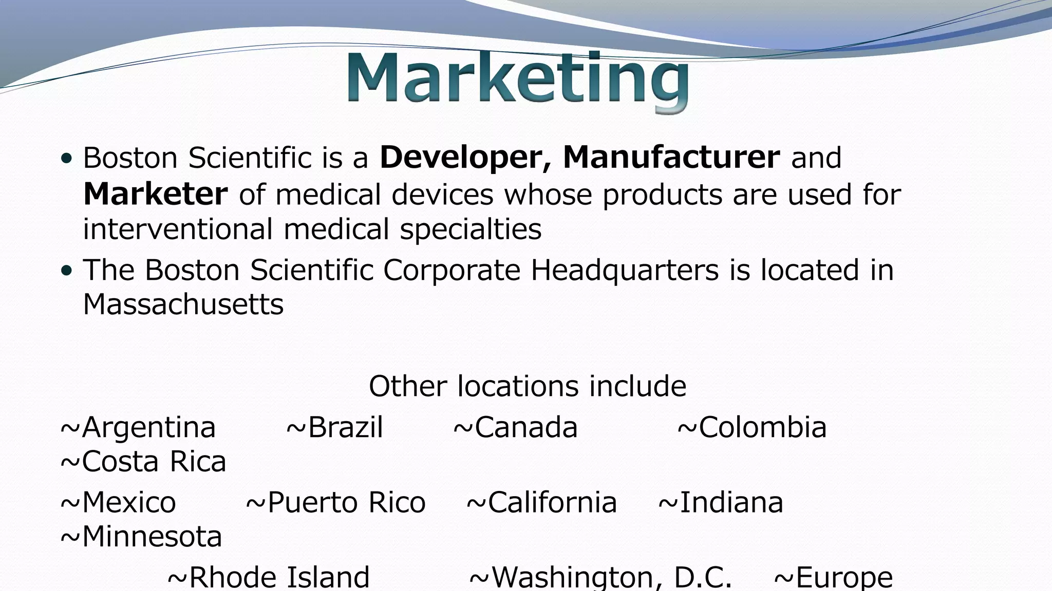 Boston Scientific final slide included | PPTX