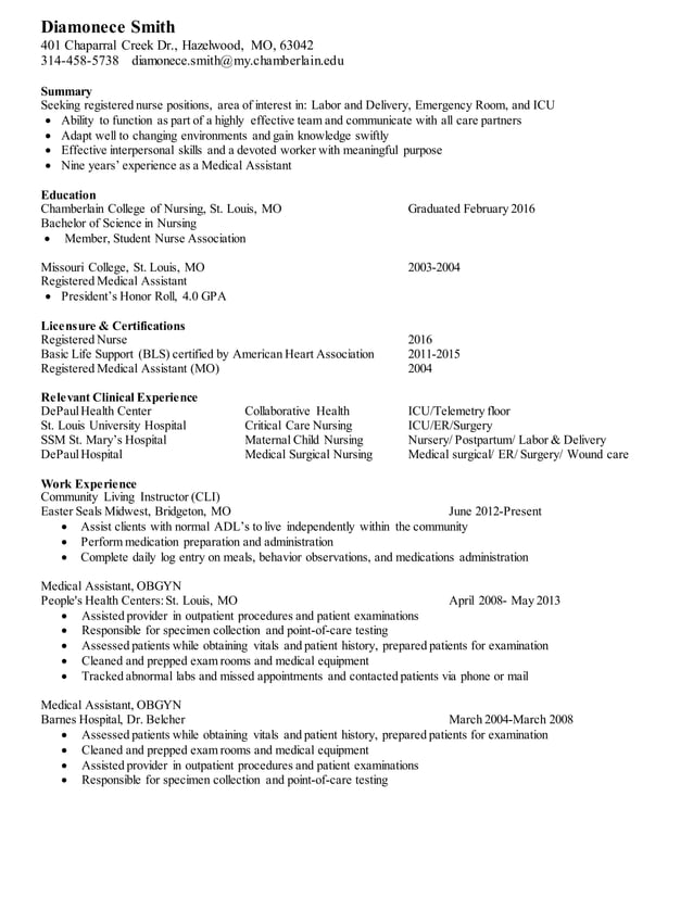 DiamoneceSmithResume | DOCX