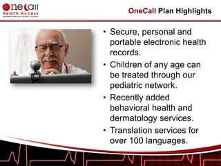 OneCall Employee Benefit Overview | PDF