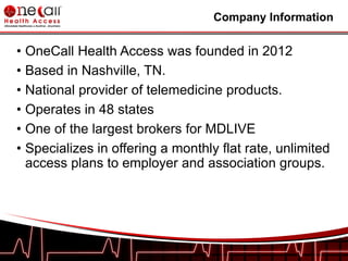 OneCall Employee Benefit Overview | PDF
