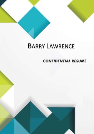 LAWRENCE, Barry - Resume | DOCX