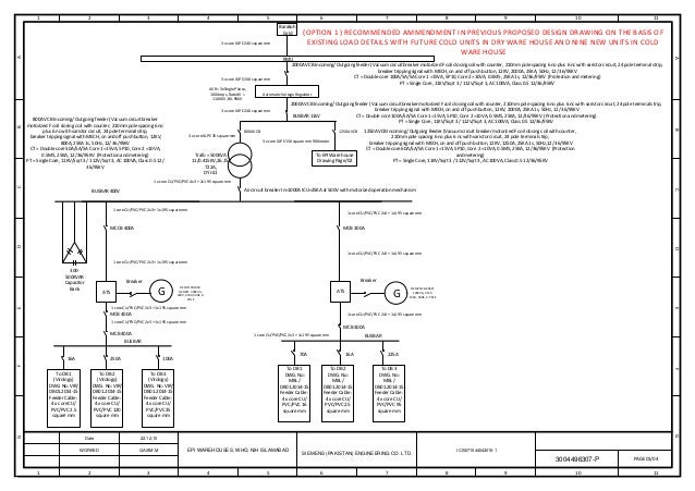 As built and proposed SLD