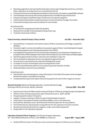 Resume Mustika Sari (Januari 2013 Updated) | DOCX
