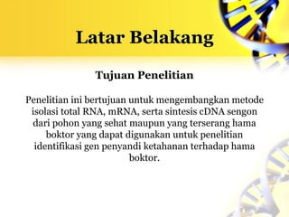 Pengembangan Metode Isolasi RNA - AAD | PDF