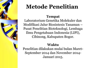 Pengembangan Metode Isolasi RNA - AAD | PDF