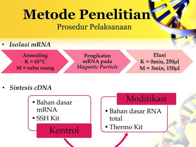 Pengembangan Metode Isolasi RNA - AAD | PPT