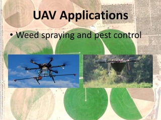 UAV's in Agriculture | PDF