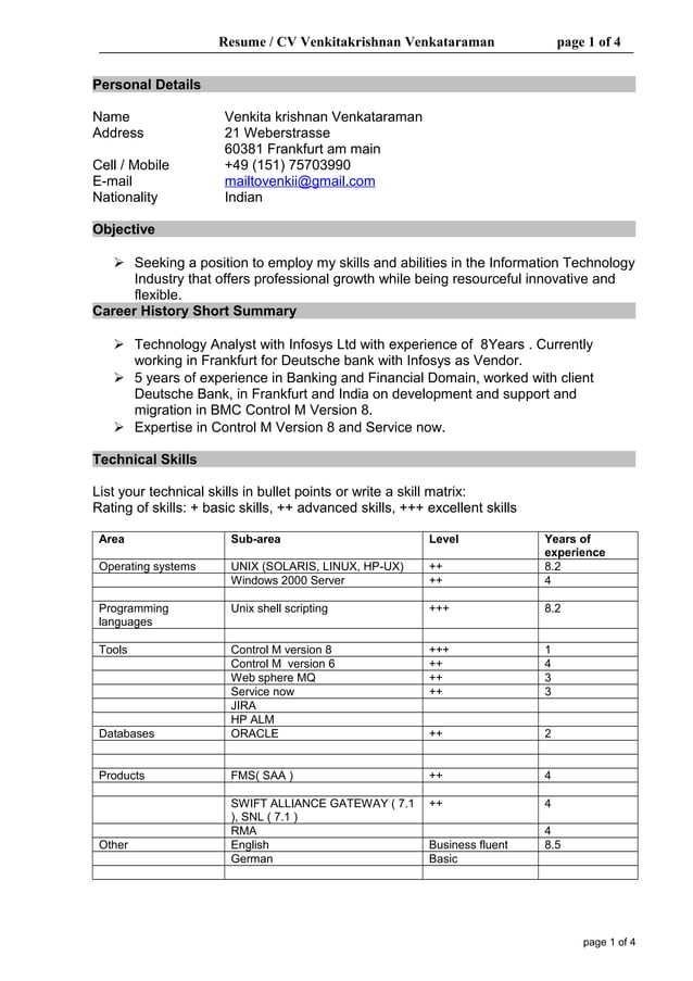 Venkitakrishnan_controlm_unix | DOC | Operating Systems | Computer Software and Applications
