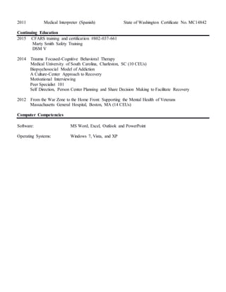 Gaby Resume August 2015 consejo | PDF