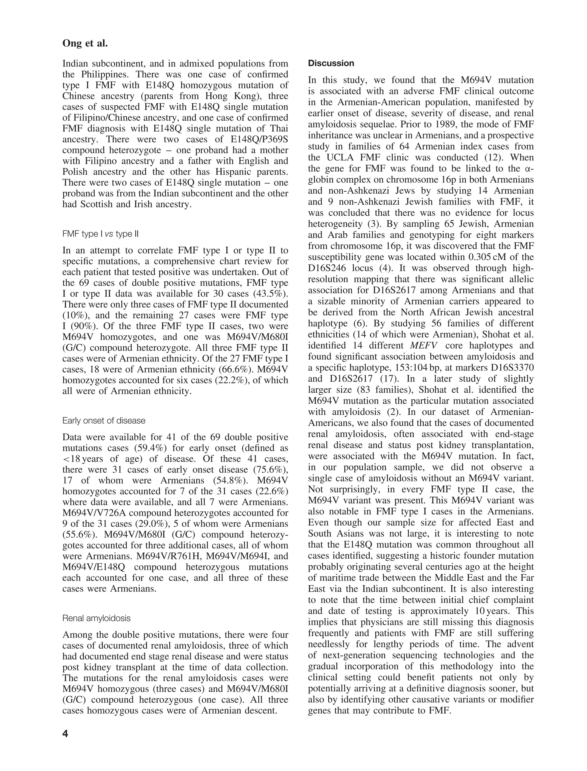 Ong et al_The M694V mutation in Armenian-Americans_a 10-year ...