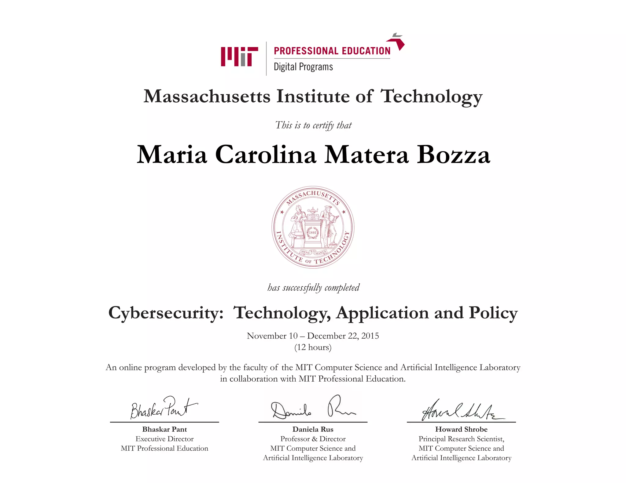 Certificate_MIT | PPT