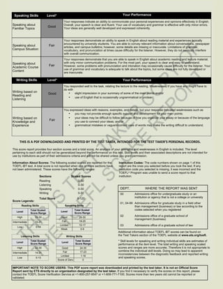 TOEFL | PDF | Standardized Testing | Educational Assessment