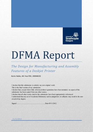 DFMA report | DOCX