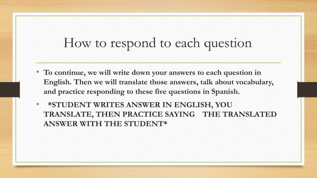 5 Basic Questions | PPT